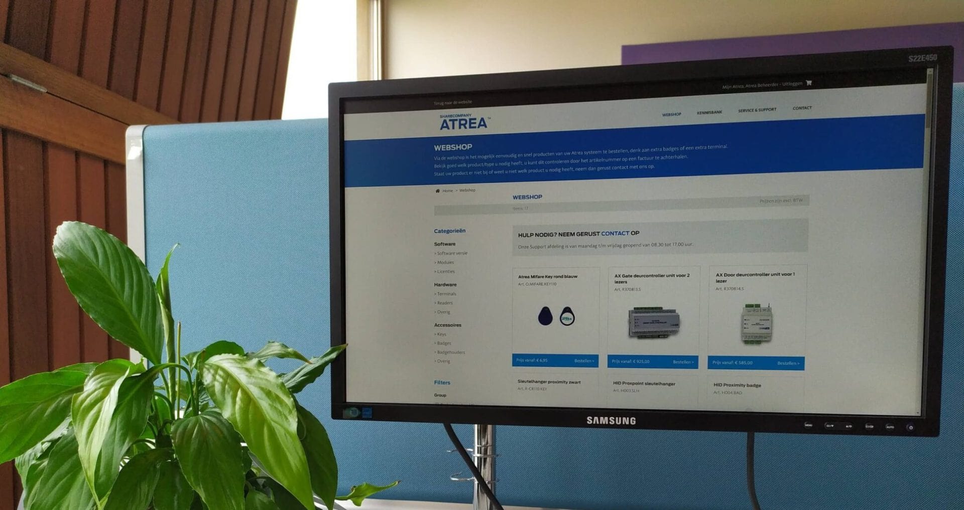 Nieuwe klantportal en webshop vereenvoudigen beheer Atrea